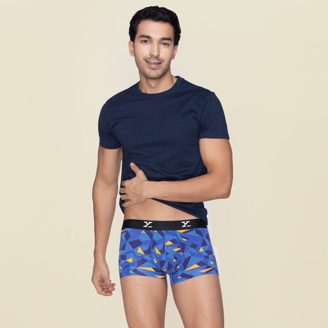Shuffle Modal Trunks Prism Blue – XYXX Apparels