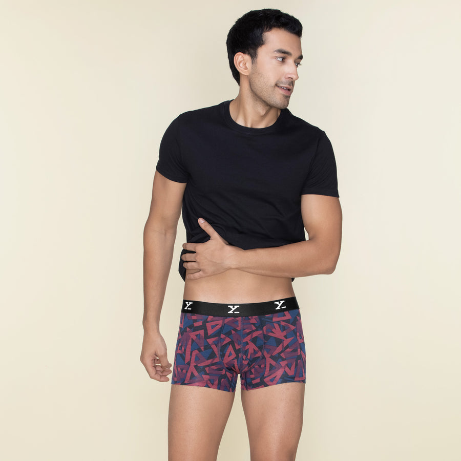 Shuffle Modal Trunks Triad Red – XYXX Apparels