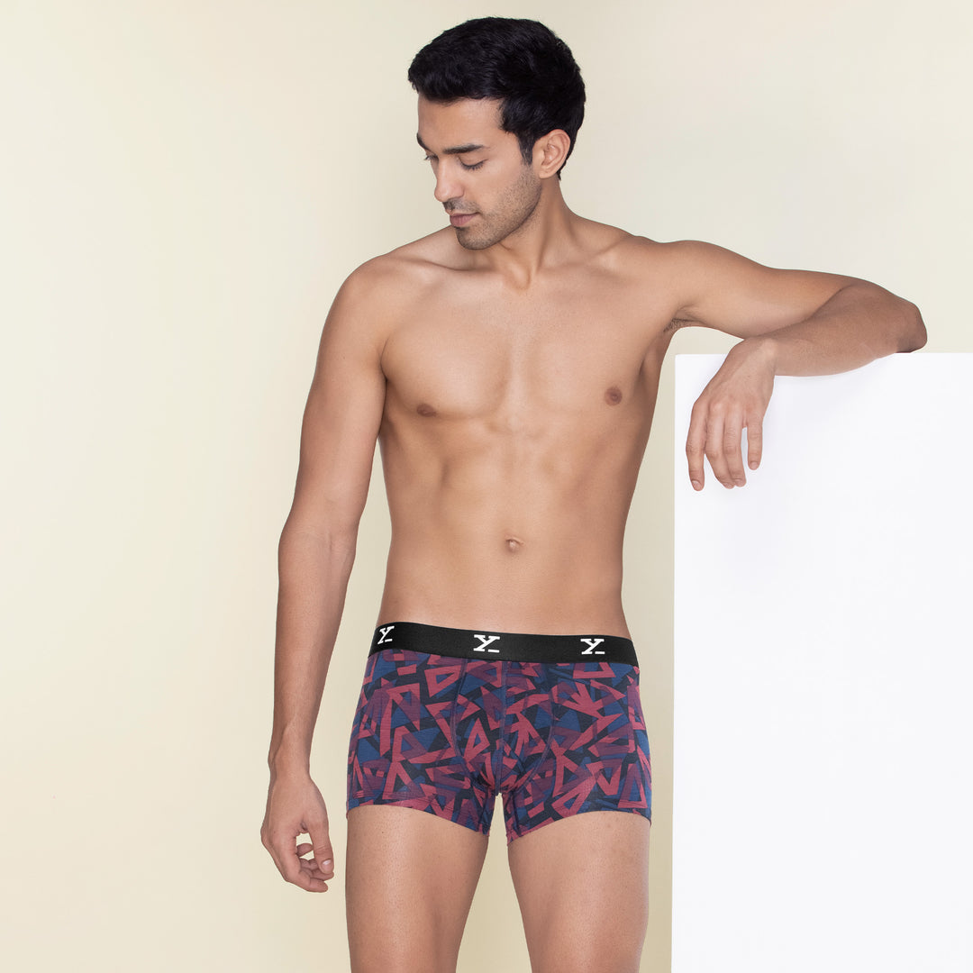Shuffle Modal Trunks Triad Red – XYXX Apparels