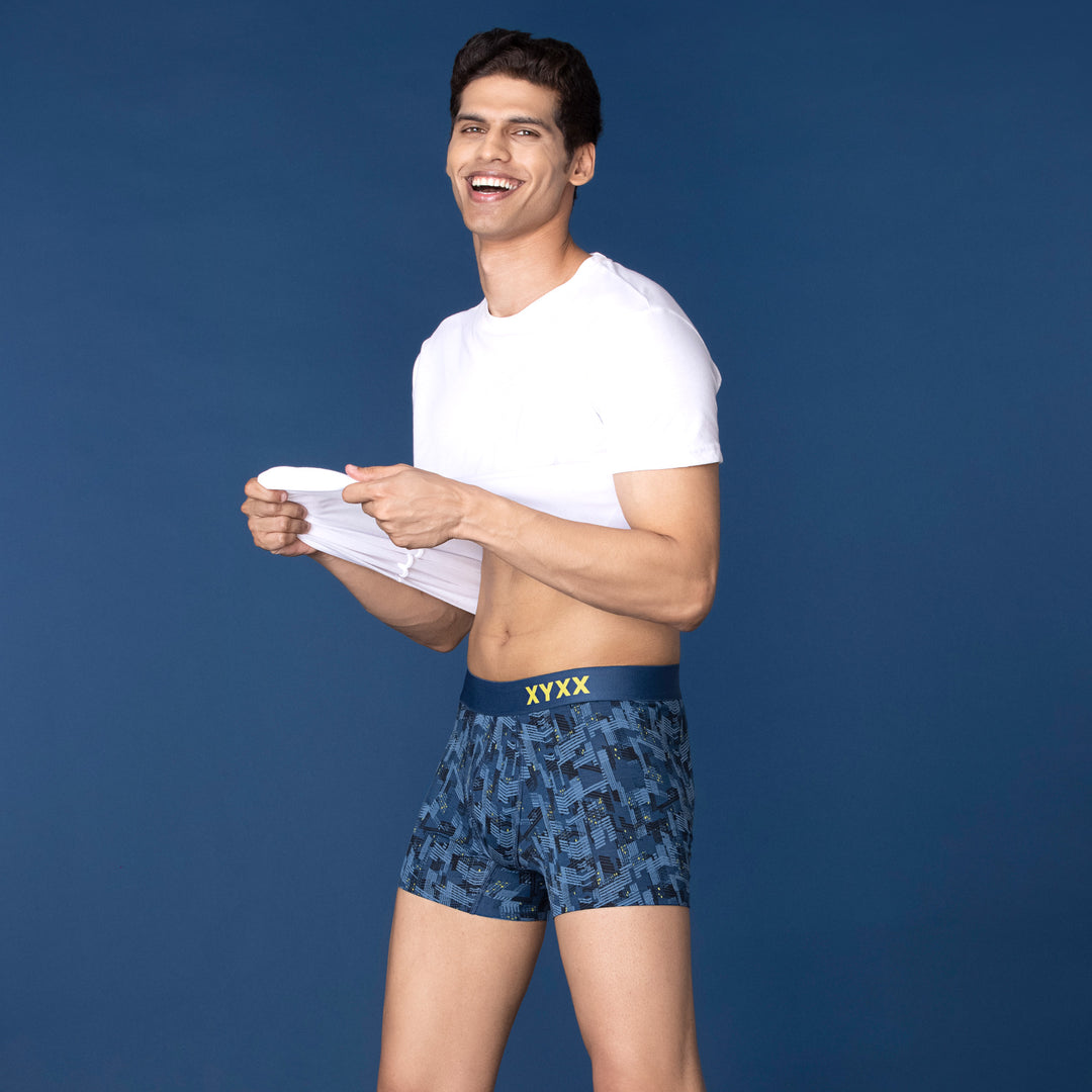 Urbane Modal Trunks Cityscape Blue – XYXX Apparels