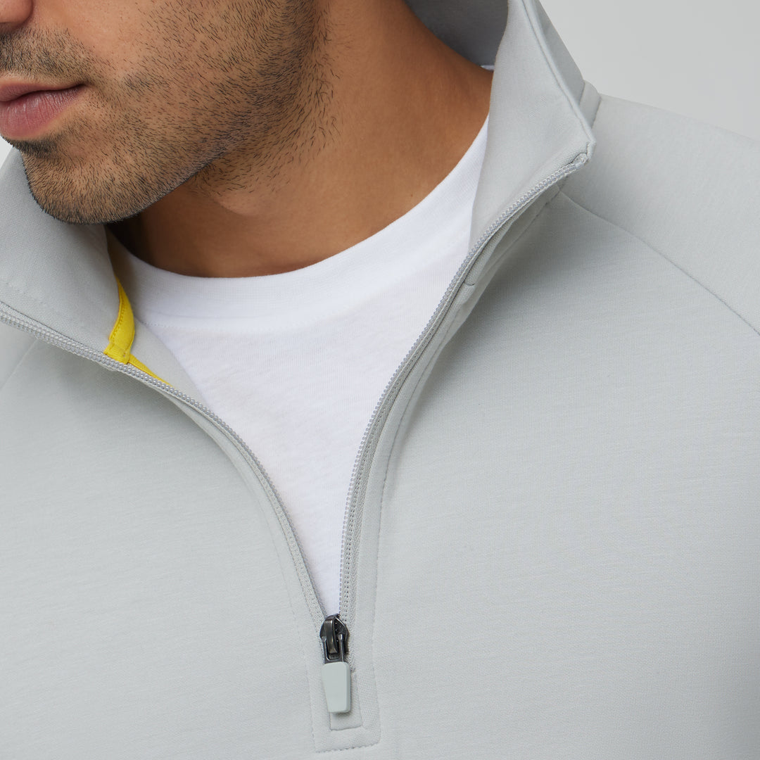 Alpha Half Zip Sweatshirt Moon Grey – XYXX Apparels
