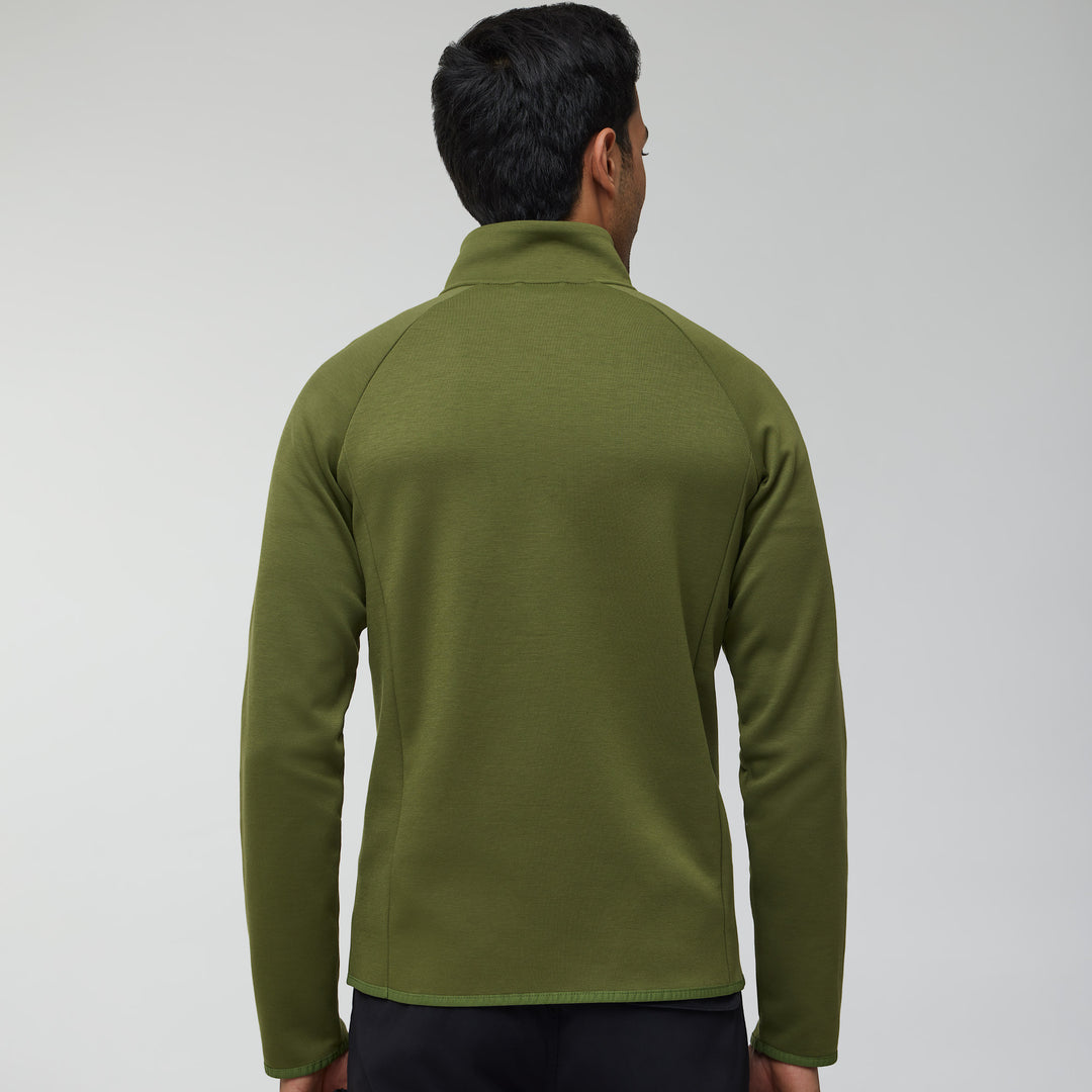 Alpha Half Zip Sweatshirt Olive Green – XYXX Apparels