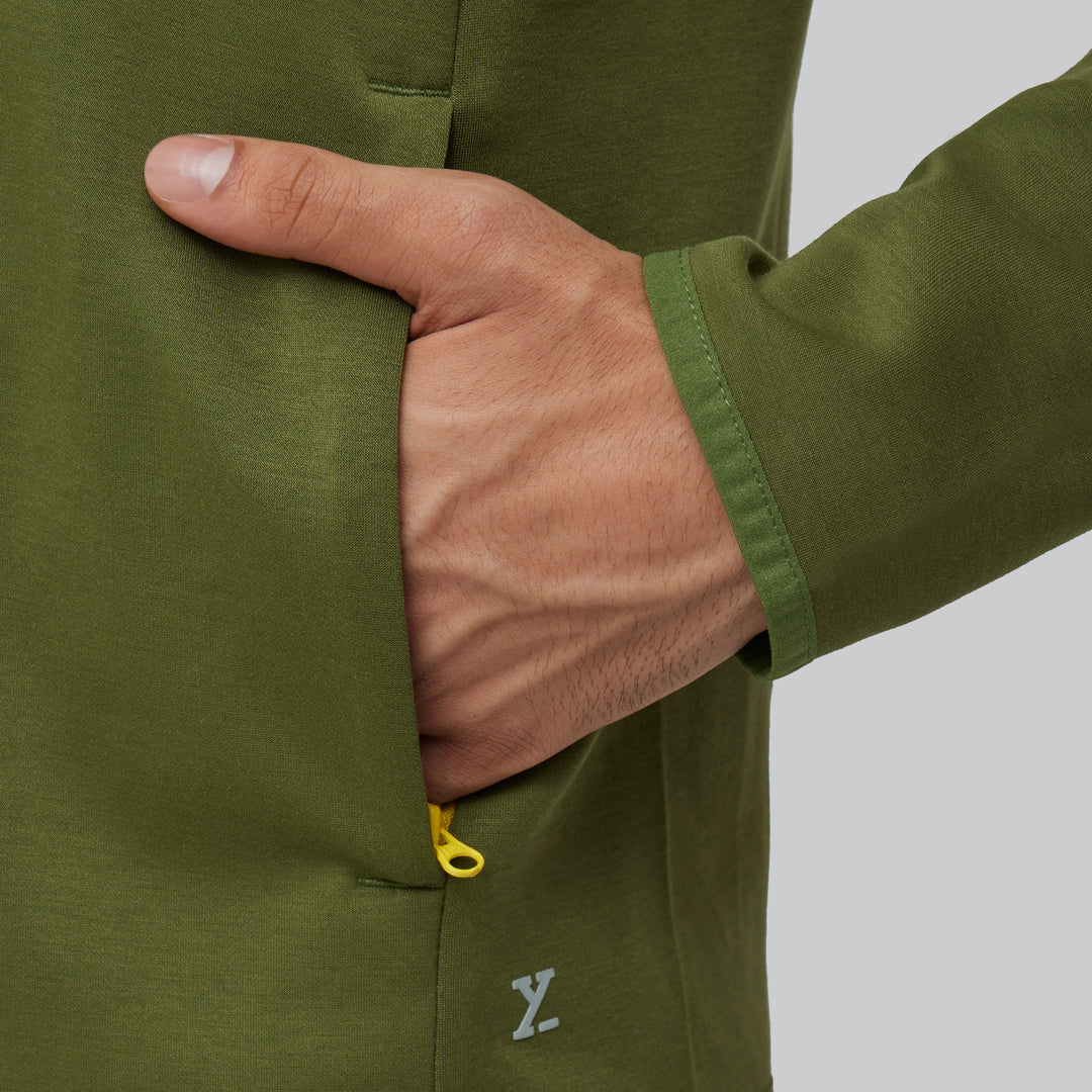 Alpha Half Zip Sweatshirt Olive Green – XYXX Apparels