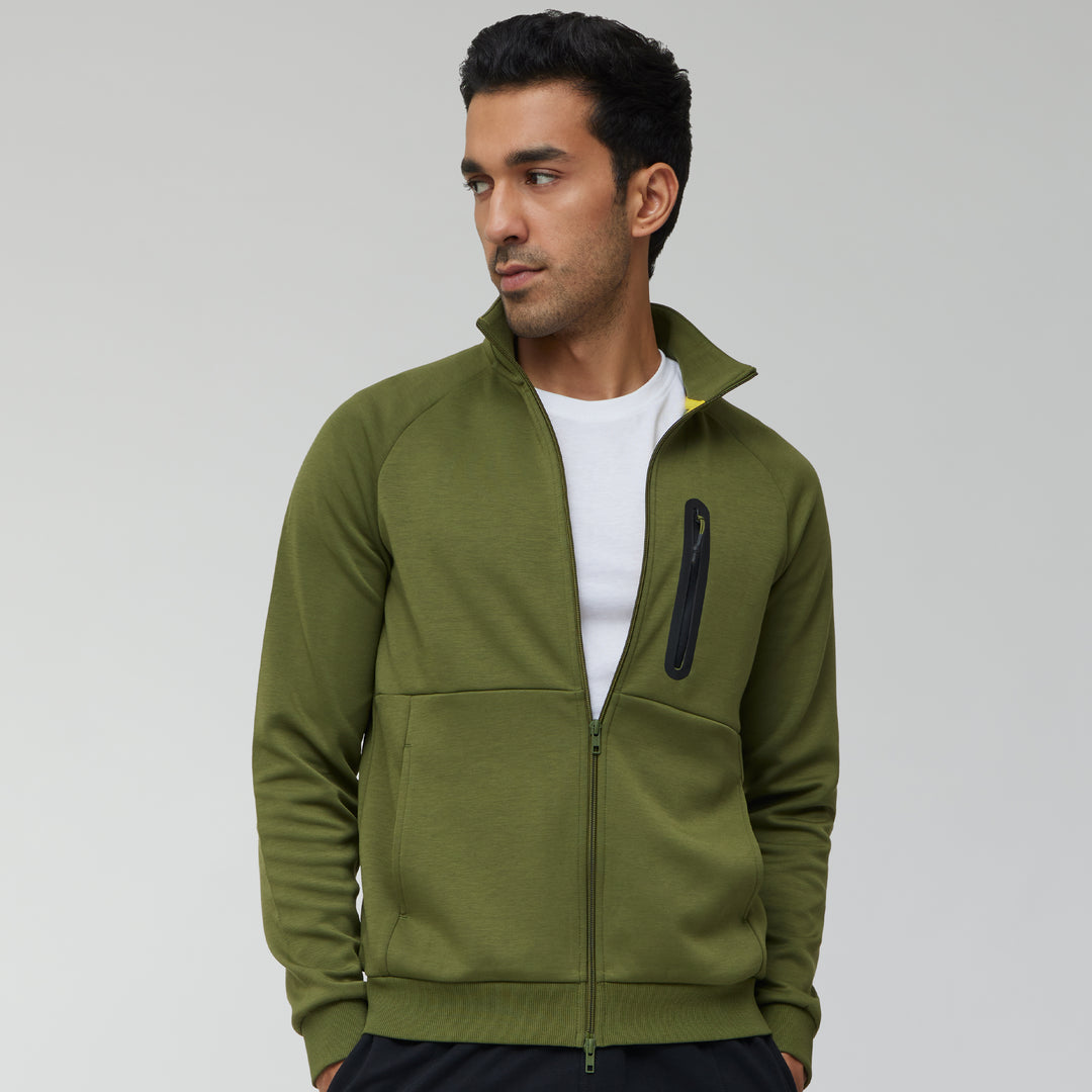 Alpha Zip Ups Jackets Olive Green – XYXX Apparels