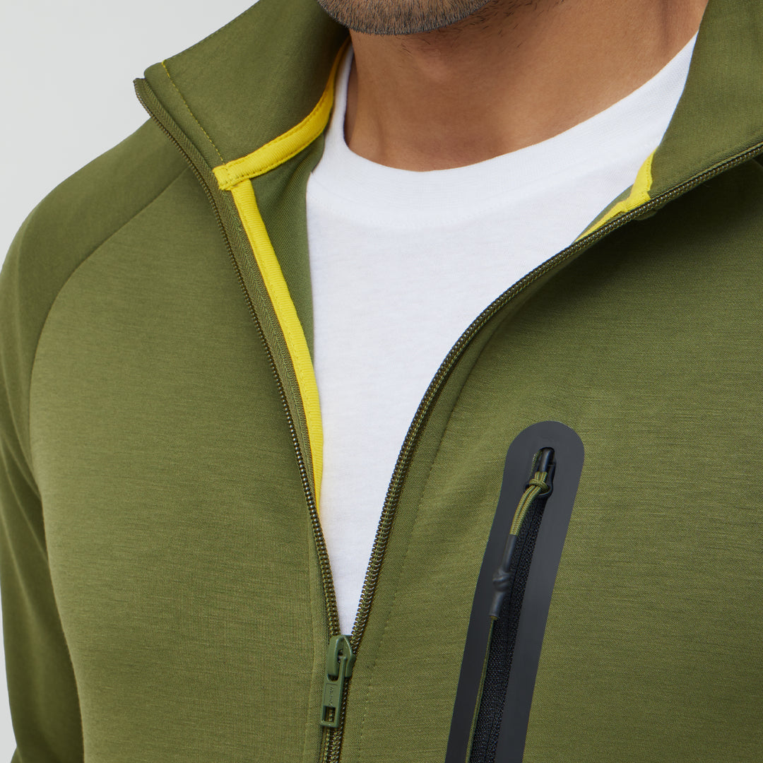 Alpha Zip Ups Jackets Olive Green – XYXX Apparels