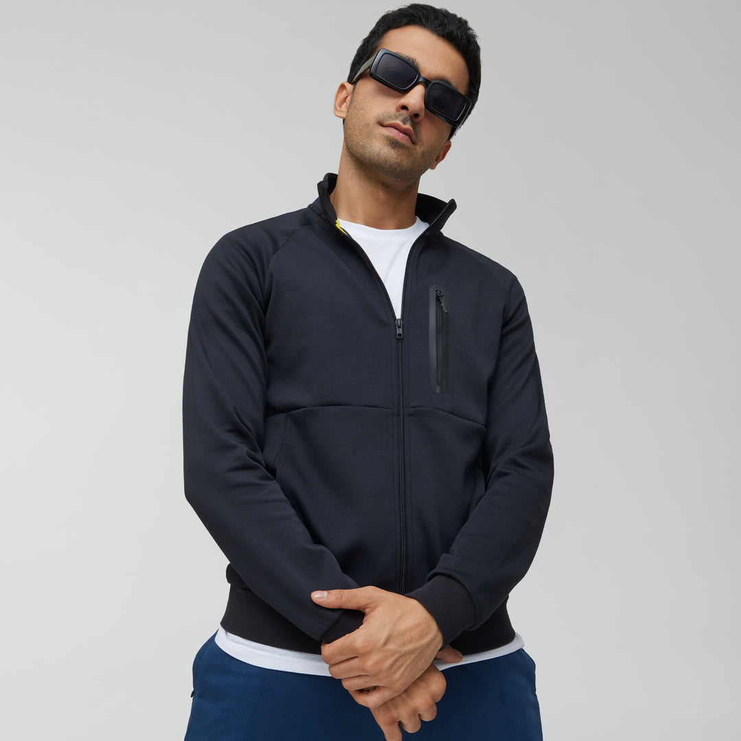 Alpha Zip Ups Jackets Pitch Black – XYXX Apparels