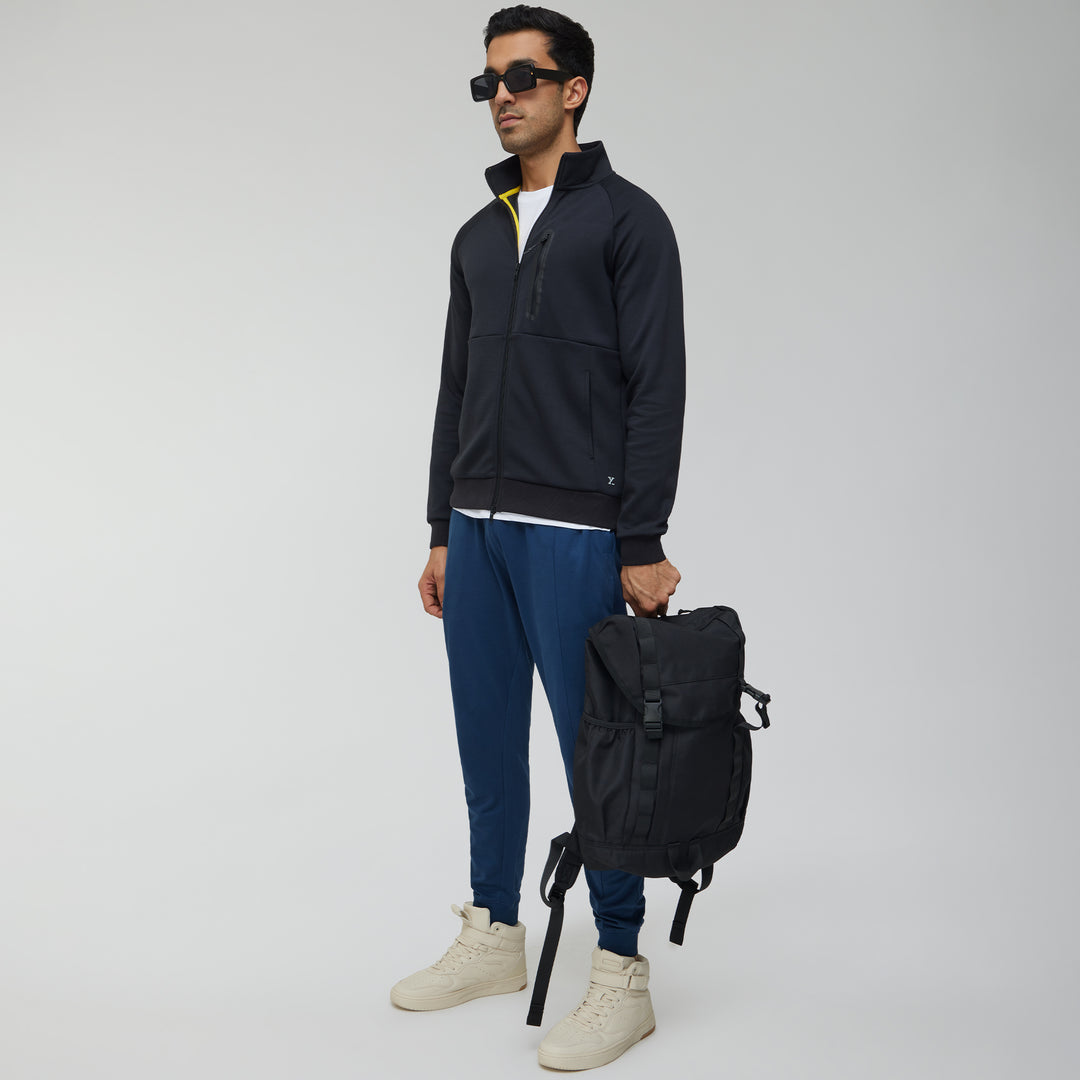 Alpha Zip Ups Jackets Pitch Black – XYXX Apparels