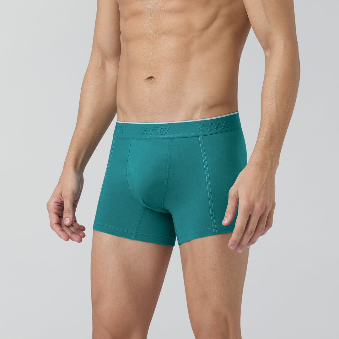 Crux Cotton Stretch Trunks Emerald Green – XYXX Apparels