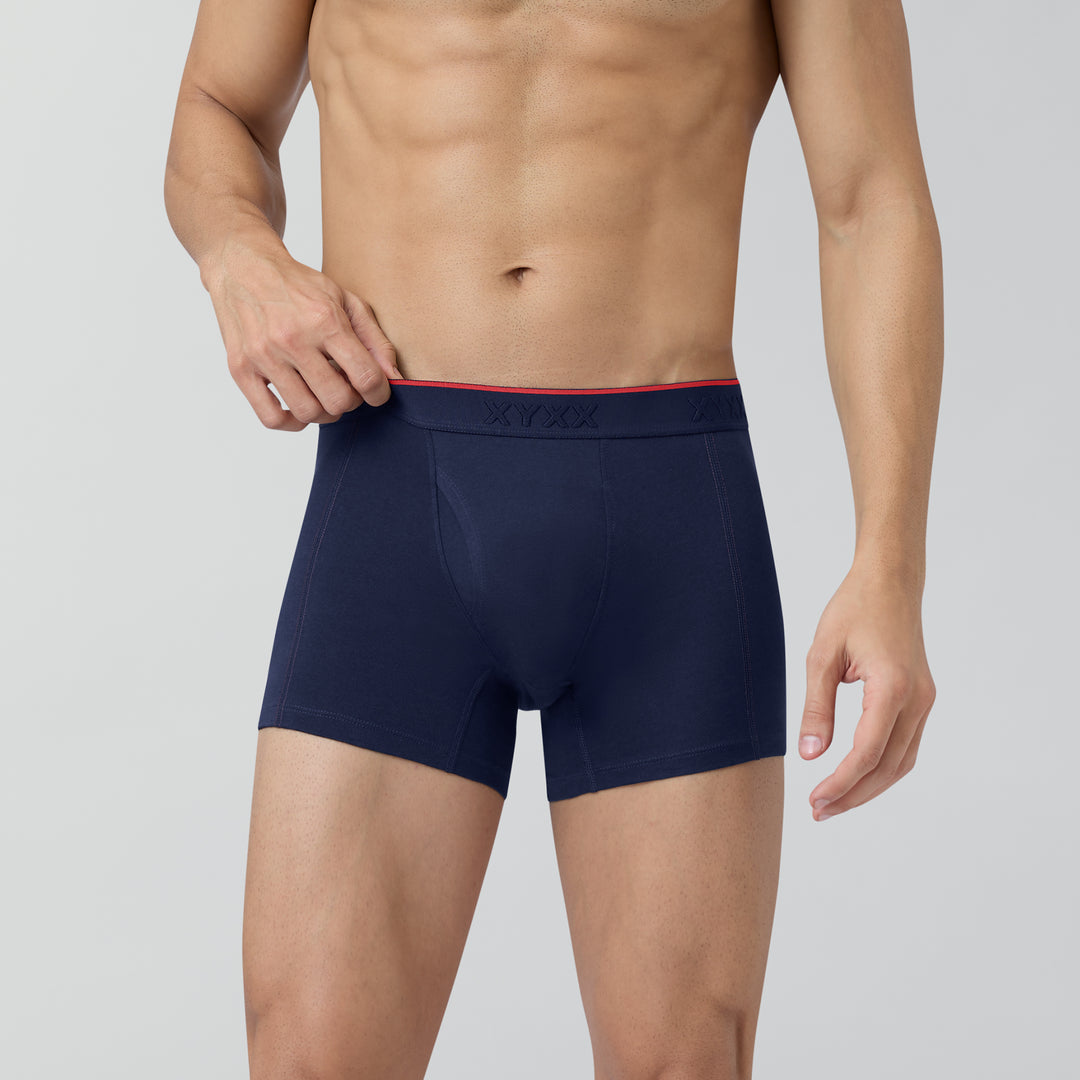 Crux Cotton Stretch Trunks Midnight Blue – XYXX Apparels