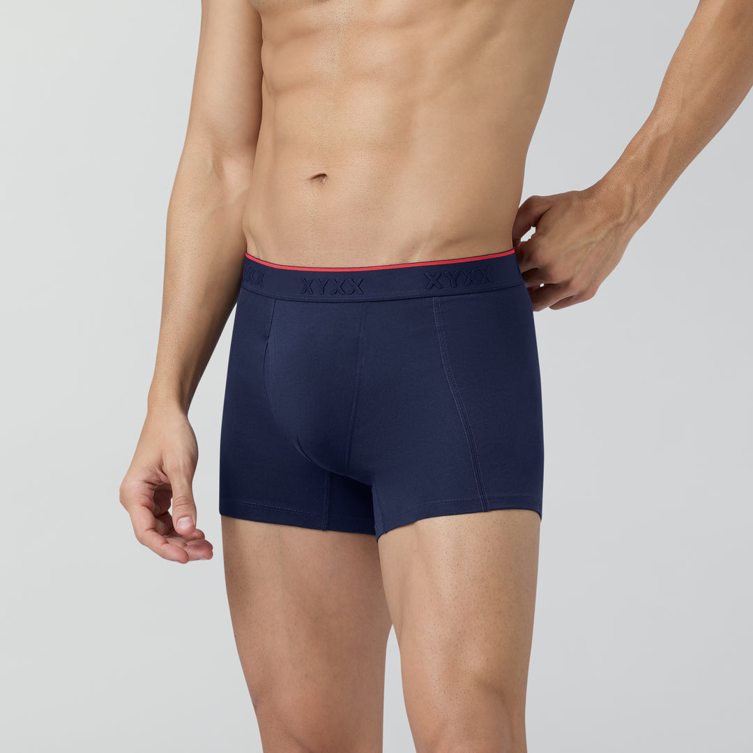 Crux Cotton Stretch Trunks Midnight Blue – XYXX Apparels