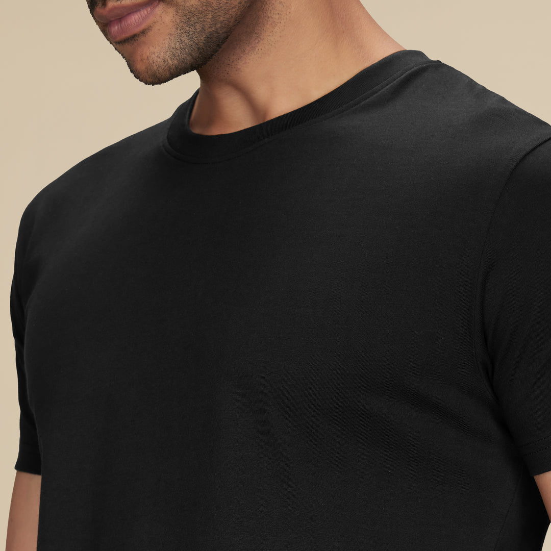 Pace Combed Cotton T-shirts Pitch Black – XYXX Apparels