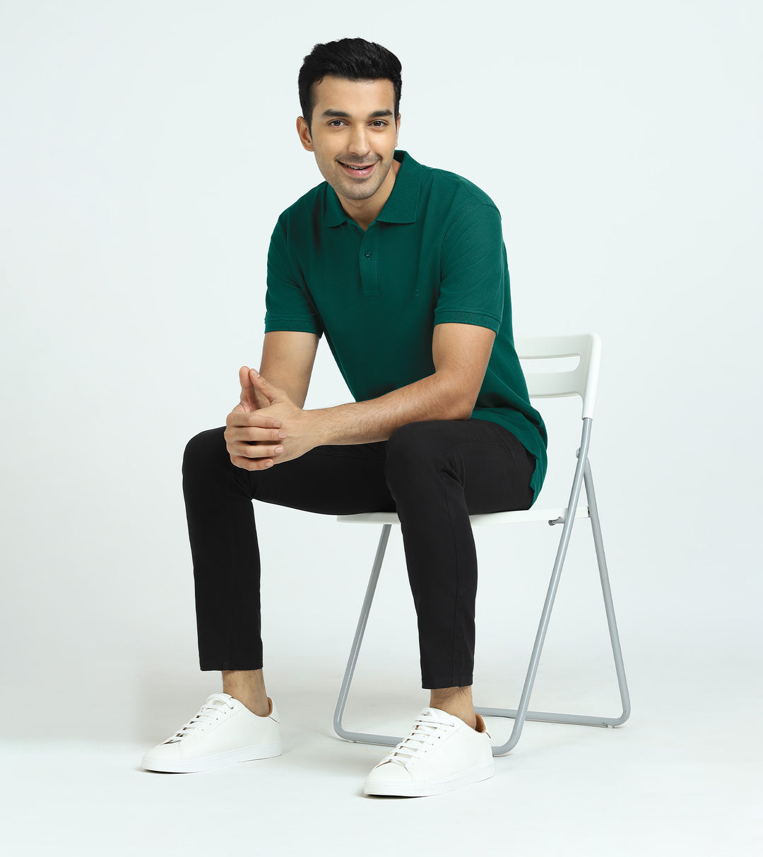 Element Combed Cotton Polo T-shirts Forest Green – XYXX Apparels