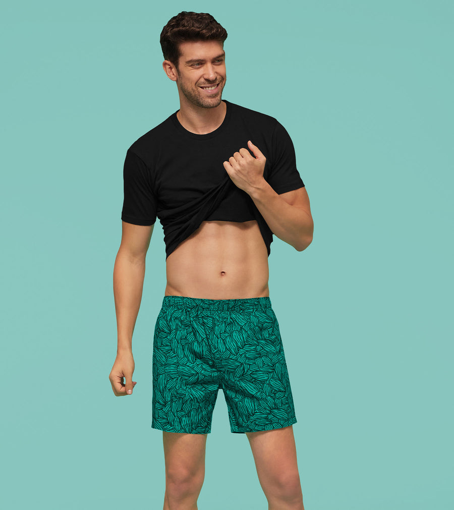Cotton Boxer For Men - Green Printed Inner Boxers - XYXX – XYXX Apparels