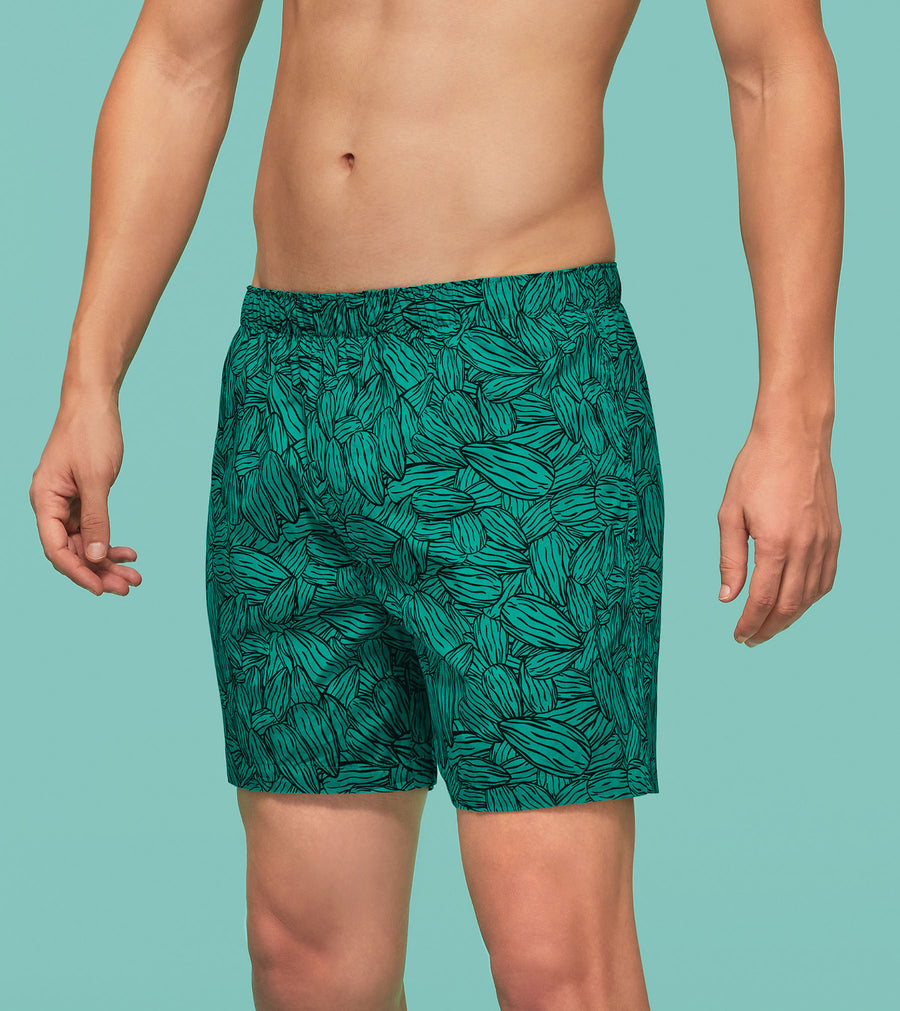 Cotton Boxer For Men - Green Printed Inner Boxers - XYXX – XYXX Apparels